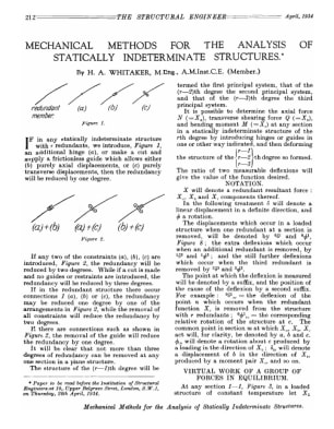 Mechanical Methods for the Analysis of Statically Indeterminate Structures - The Institution of ...