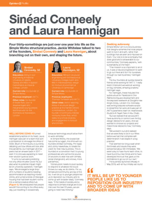 Profile: Sinéad Conneely and Laura Hannigan - The Institution of ...