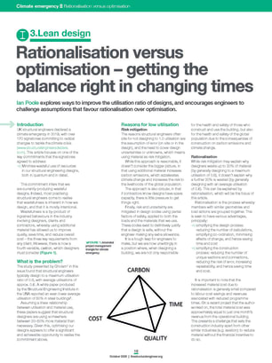 Rationalisation versus optimisation – getting the balance right in ...