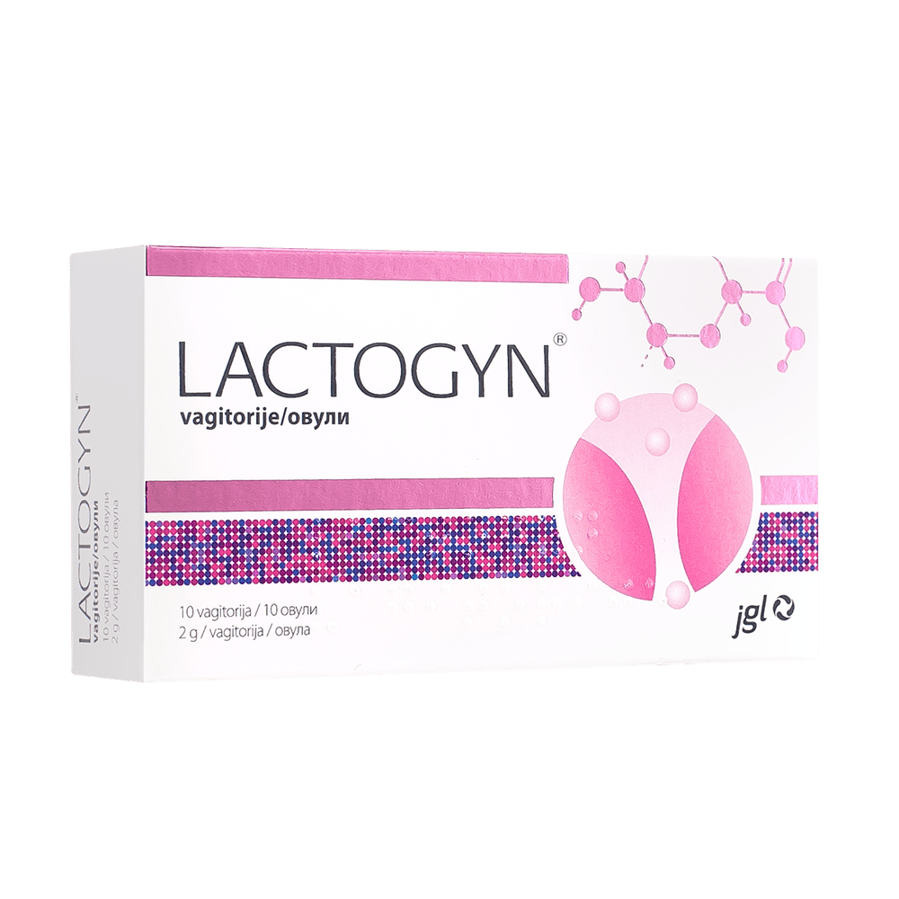 Lactogyn vagitoriji, 10 kom - JGL