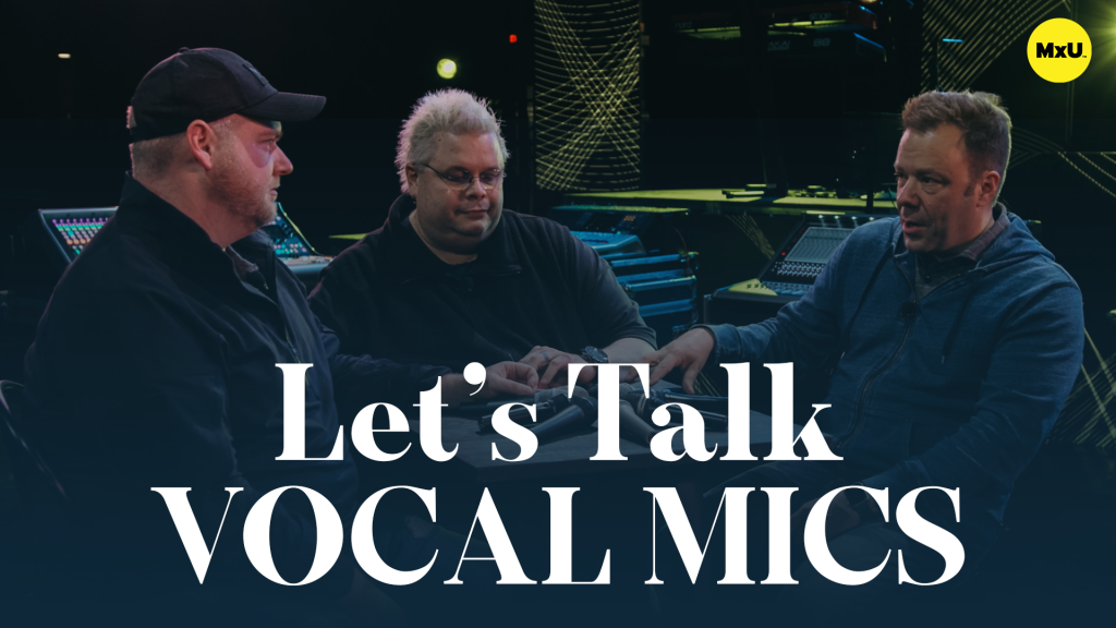 Vocal Fader Layout - MxU