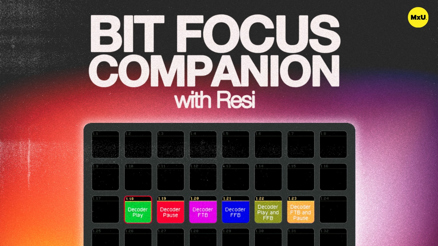 Use Bit Focus Companion with Resi - MxU