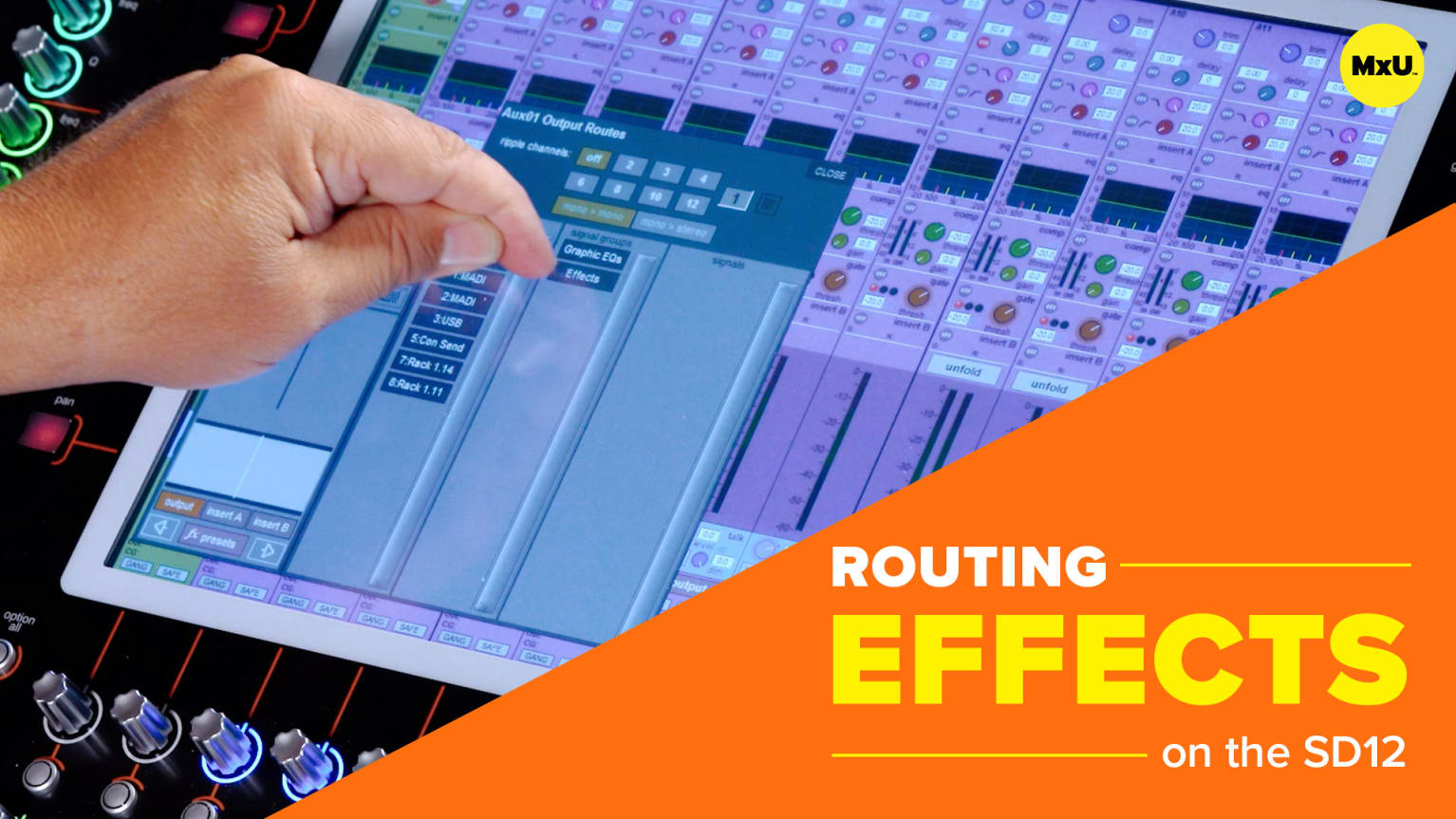 Routing Effects on the SD12 - MxU