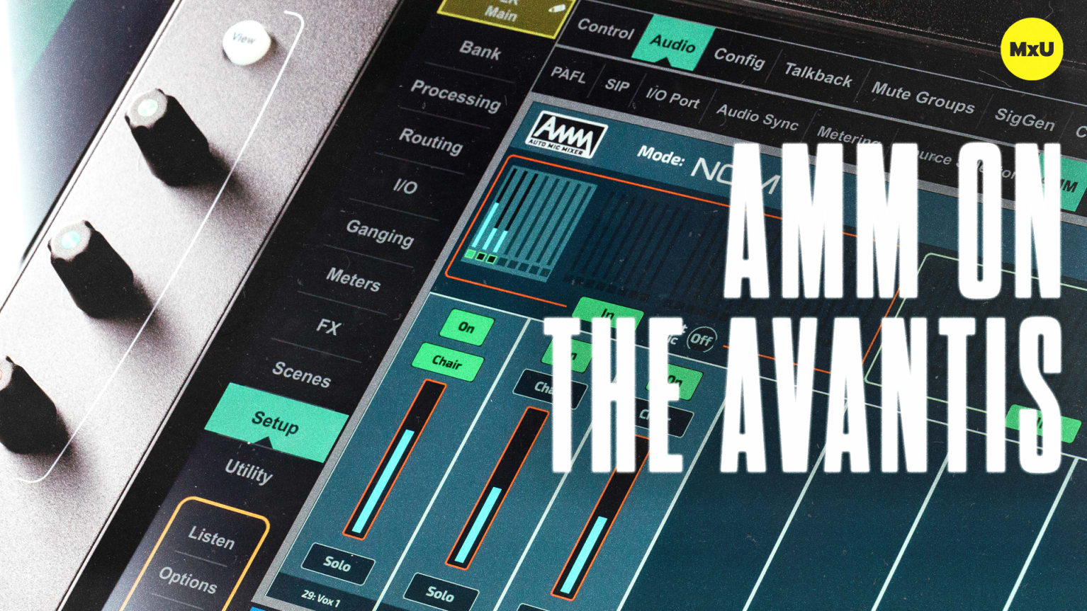 AMM on the Avantis - MxU