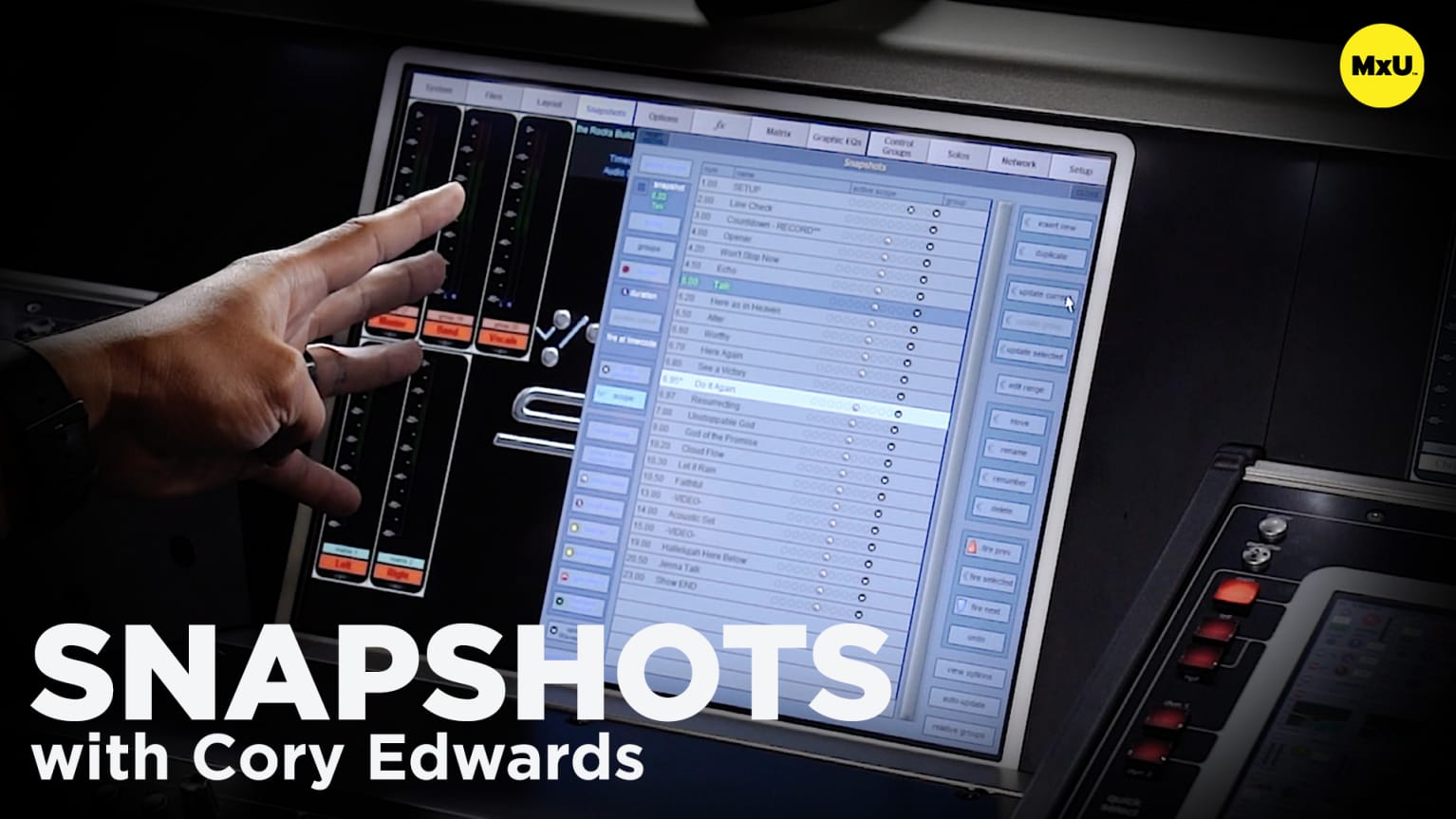 Snapshots with Cory Edwards - MxU