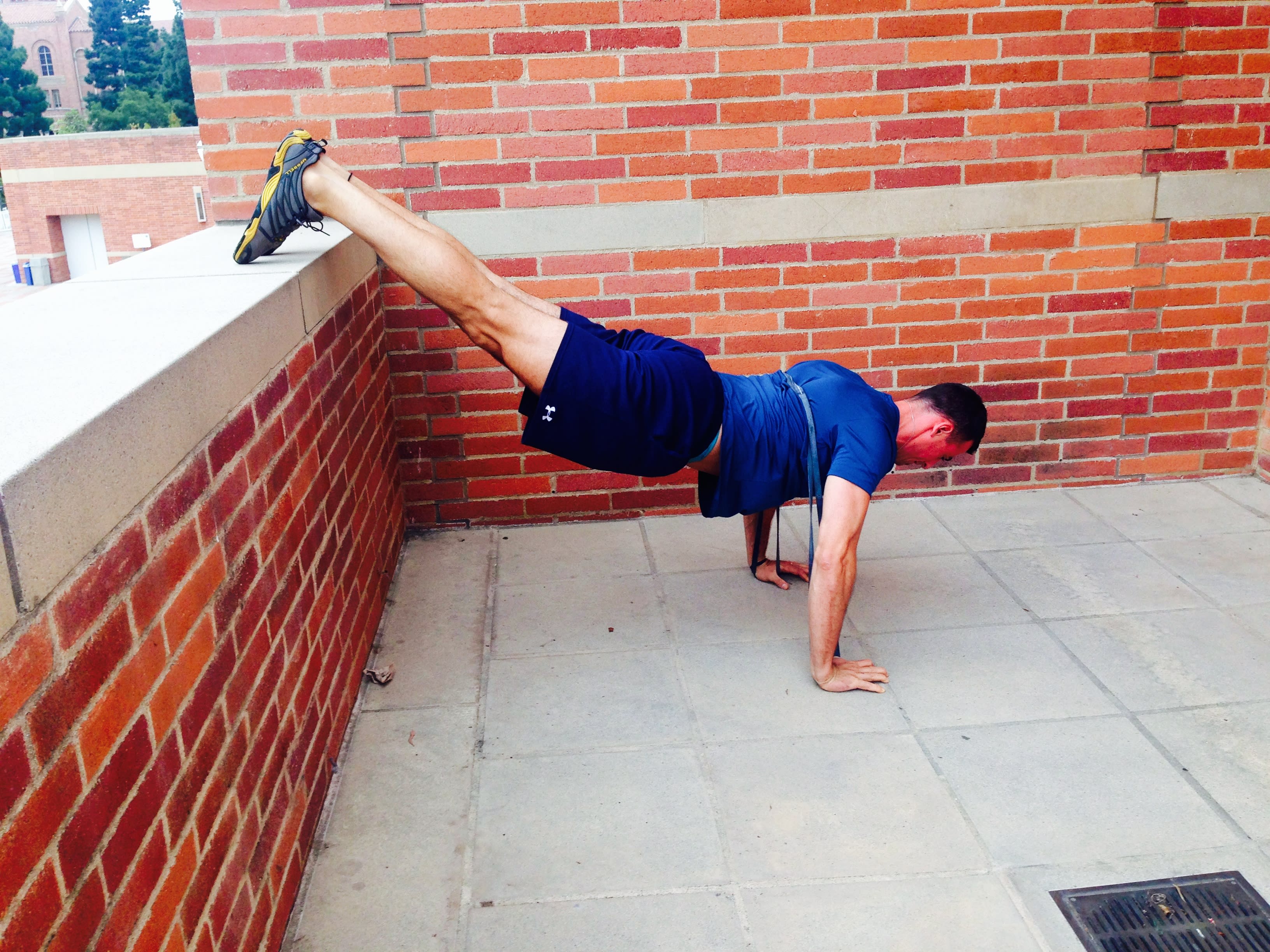 Workout Band Challenge: Resisted Push Up
