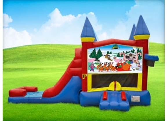 Houston, TX | Christmas Inflatable Slide | Sky High Party Rentals