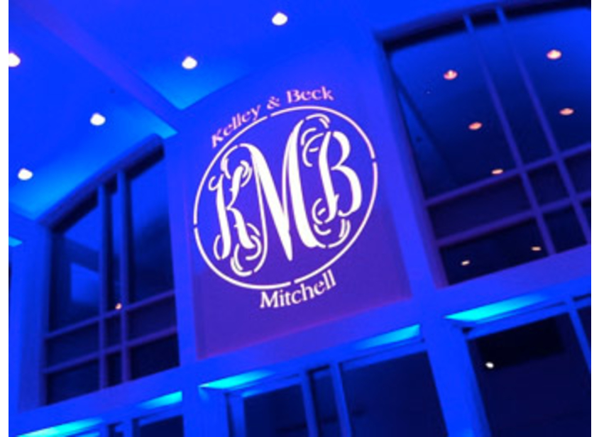 Custom Monogram Lighting in Houston, TX | Sky High Party Rentals
