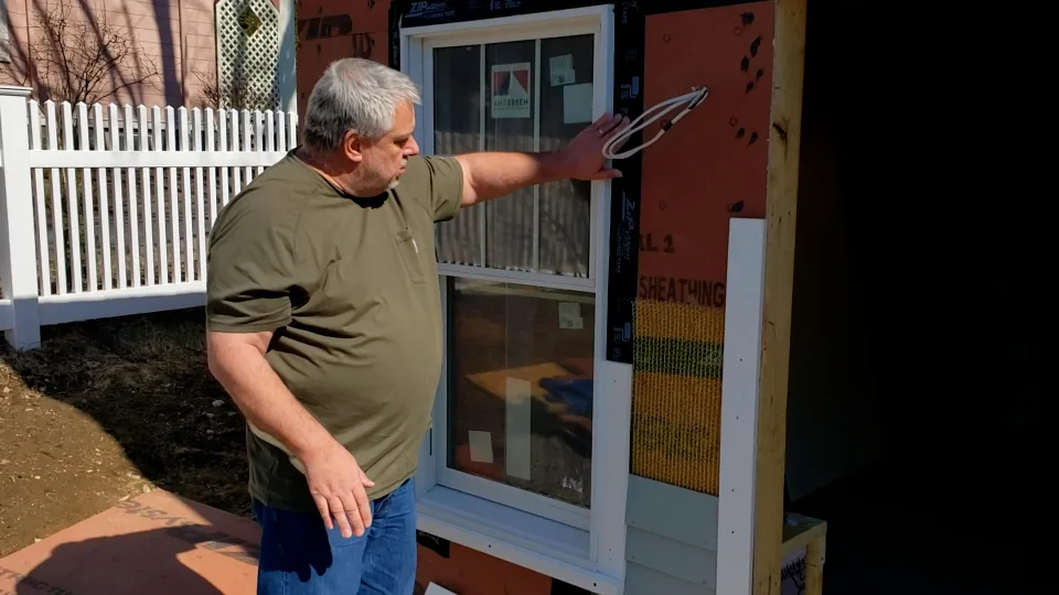 Setting Roof Trusses